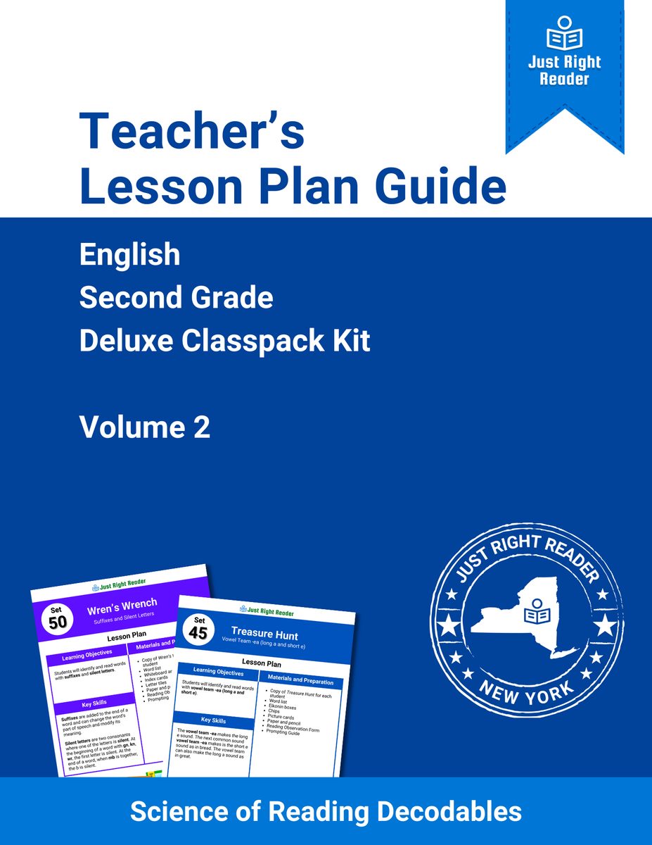 Teacher Guide - 2nd Grade Deluxe Classpack Volume 2 - Just Right Reader