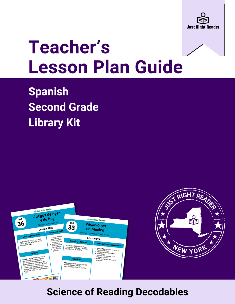 Teacher Guide - Spanish 2nd Grade Library - Just Right Reader