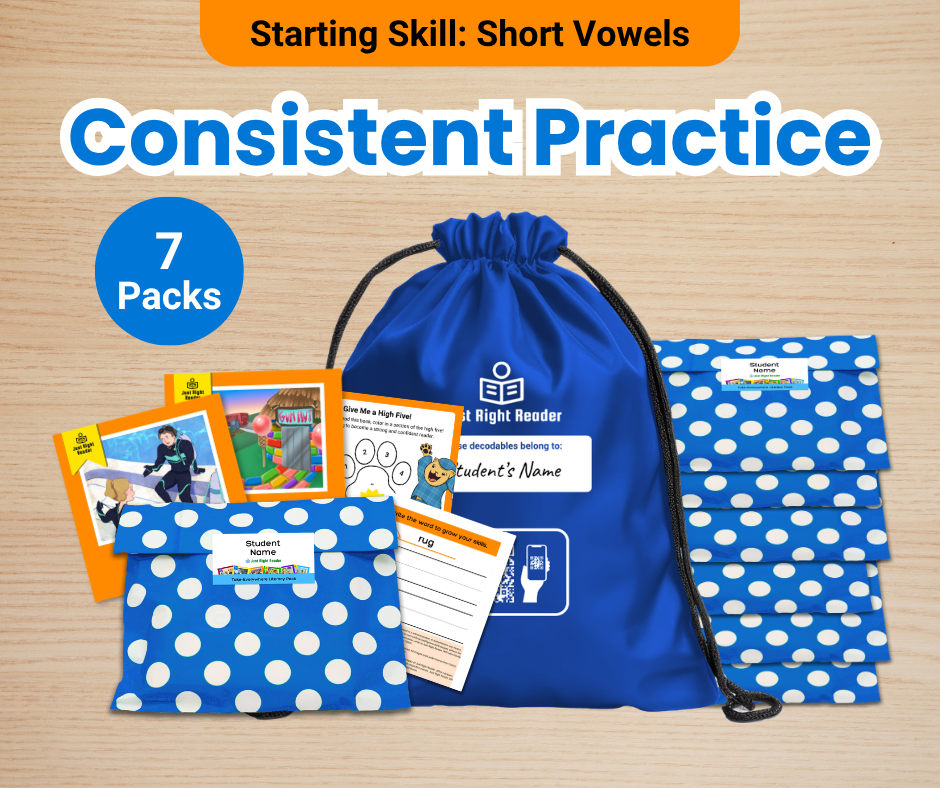 DoED Literacy Toolkit - Starting Skill: Short Vowels - 7 Packs - Just ...