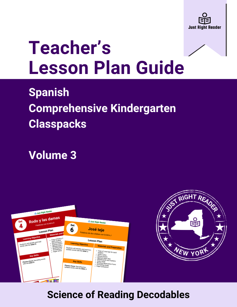 Teacher Guide - Comprehensive Kindergarten Spanish Classpack Volume 3 ...