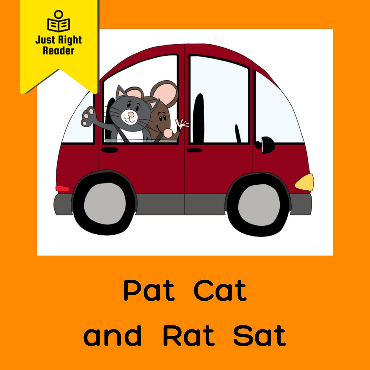 Pat Cat and Rat Sat - Just Right Reader