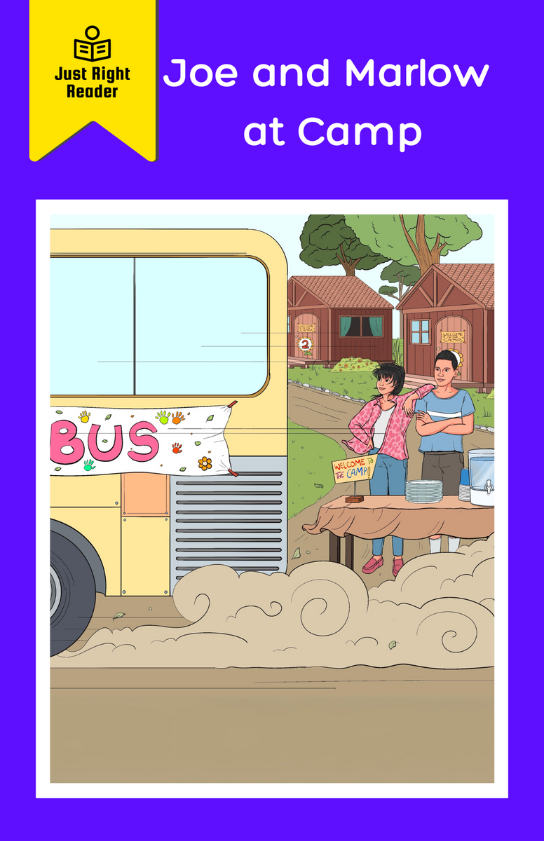 Joe and Marlow at Camp - Just Right Reader