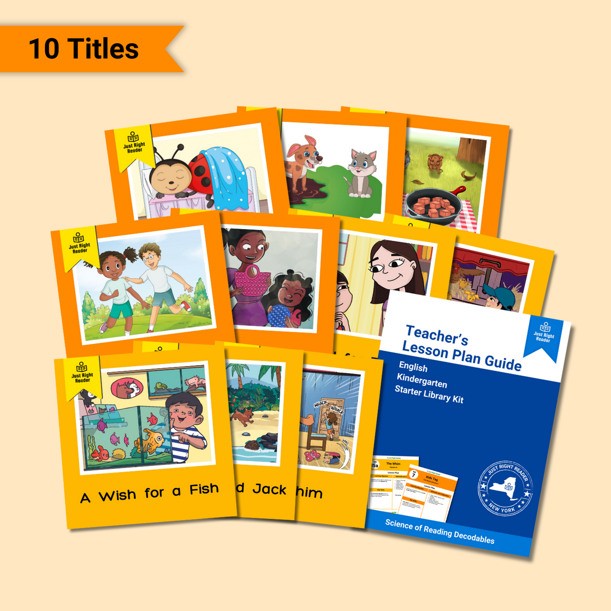 Kindergarten Starter Library, 2024-2025 Edition: English, 10 titles, 10 ...