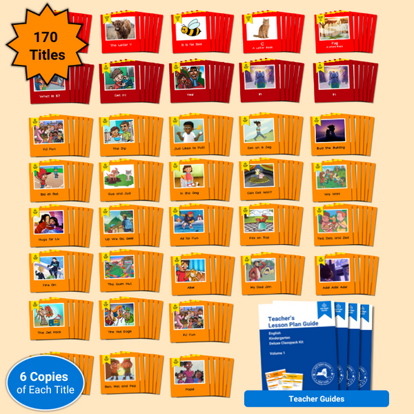 Comprehensive Kindergarten English Classpack - 170 titles, 1,020 books ...