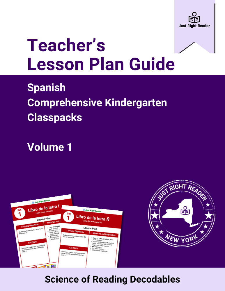 Teacher's Lesson Plan Guide Comprehensive Kindergarten Volume 1 - Just ...